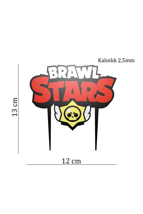 Nana Brawl Stars Görseli İle Uyumlu Çubuklu Pasta Üstü Süsü cm Fiyatı Yorumları Trendyol