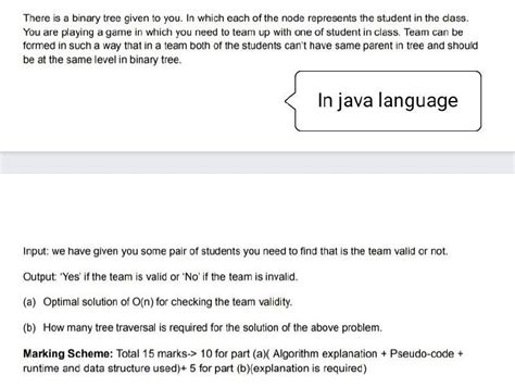 Solved There Is A Binary Tree Given To You In Which Each Of Chegg