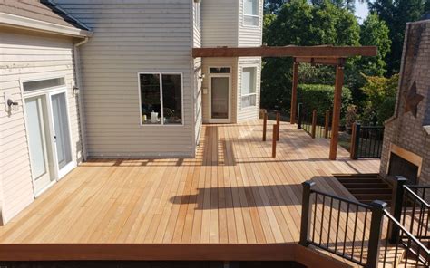 Meranti Deck With Aluminum Railing Deck Masters Llc