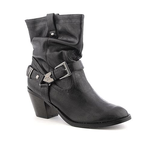 Shiekh Low Heel Ankle Boot B Hw1847 Fd B Hw1847blk Shiekh