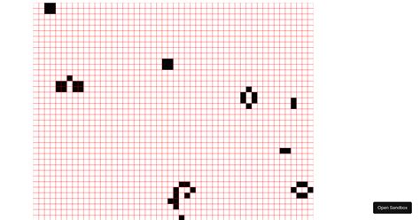 Game Of Life Rebuild By React Codesandbox
