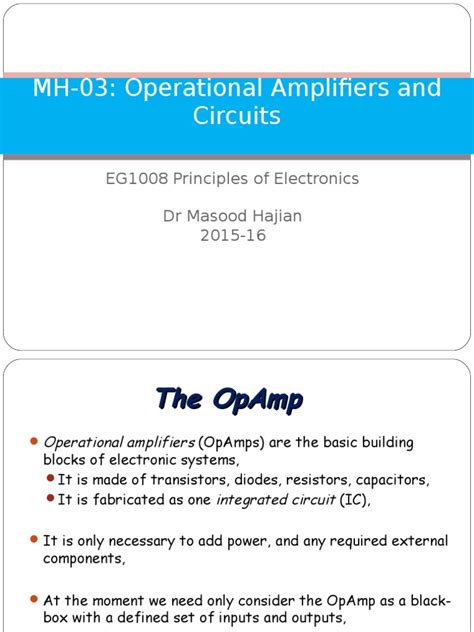 MH 02N 2 | PDF | Operational Amplifier | Amplifier