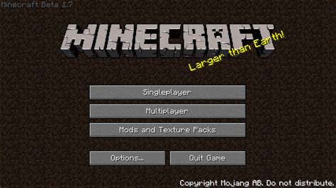 Java Edition Beta 1 7 Minecraft Wiki