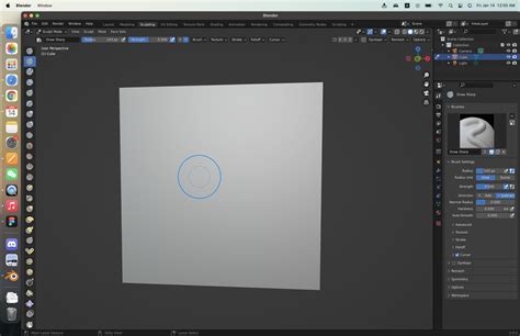 Sculpting Blender Cannot Sculpt Anything Blender Stack Exchange