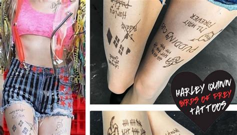 Birds Of Prey Harley Quinn Tattoo Tights Pantyhose Ultimate Jackets Blog