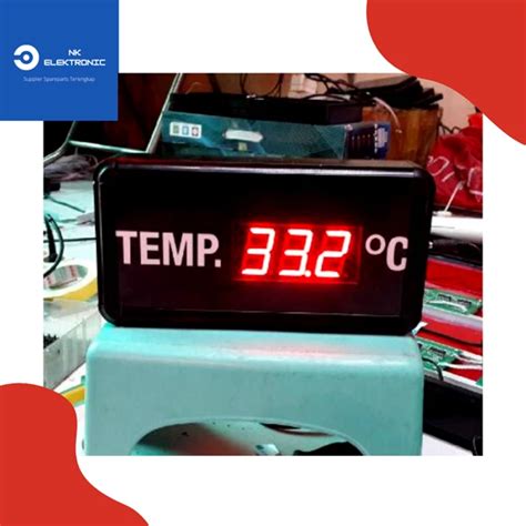 DISPLAY TERMOMETER RUANGAN 30X15CM Uniled