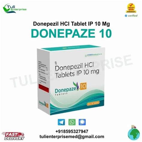 Donepezil 10 Mg Tablet At Rs 100stripe In New Delhi Id 2852430874533