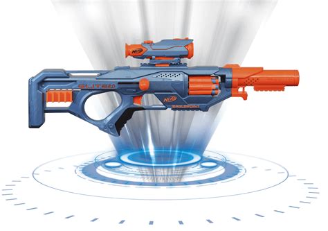Nerf Elite Eaglepoint Rd 8 Blaster Detachable Scope And Barrel 16