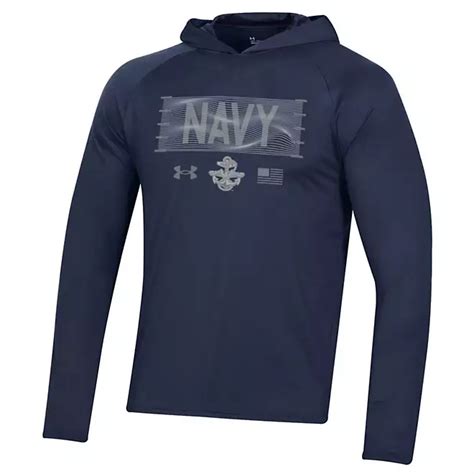 Under Armour Midshipmen Silent Service Long Sleeve Slim Fit Hoodie T