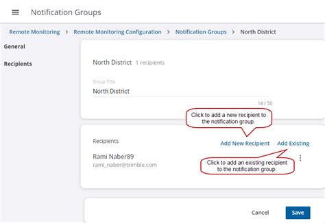 Create Notification Groups For Alarms
