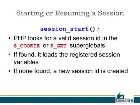 Session Handling In Php Ppt