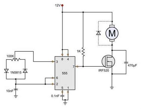 Motor Control Schematic Diagram