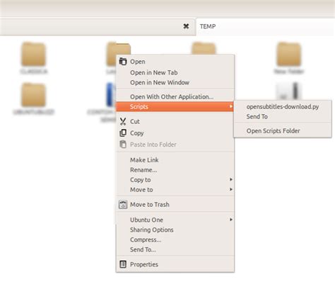 Nautilus Script Easy Send File To Flashdrive Or Removable Device