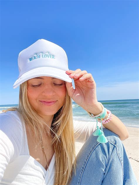 Beach Lover Embroidered Trucker Hat