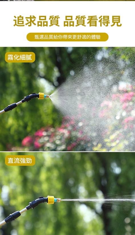 Sily 便攜式電動噴霧槍 家用消毒打藥噴霧器 園藝澆花噴水槍 伸縮延長噴水器 霧化噴槍5米長管 噴槍 Pchome 24h購物