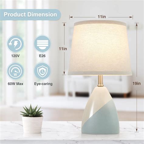 Rocker Swtich Nightstand Lamp Ceramic Reading Lamps Ping Lighting