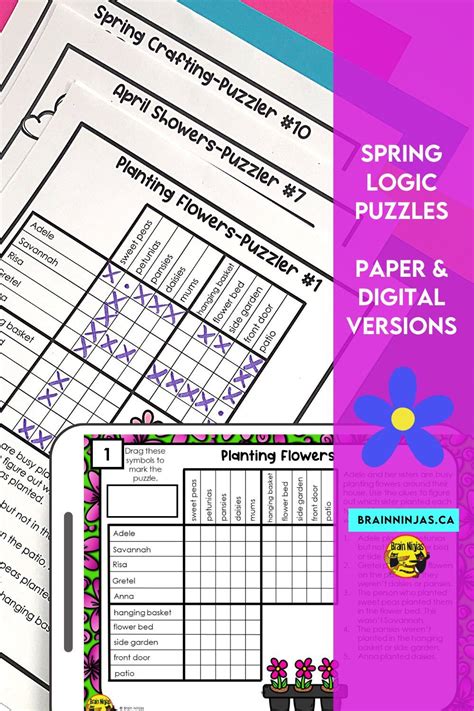 Spring Logic Puzzles