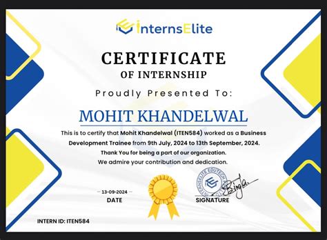 Mohit Khandelwal On Linkedin I Am Thrilled To Share That I Have