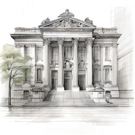 The Ai Image Generator Neoclassical Building Facade With Intricate