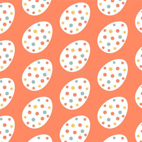 Easter Eggs Simple Seamless Pattern Easter Eggs Easter Symbol