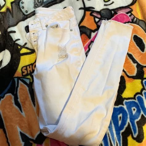 Adam Levine Collection Jeans Skinny White Jeans Adam Levine Size 3