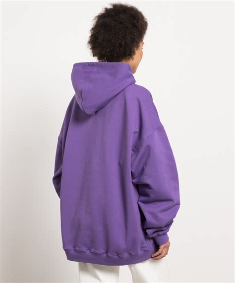 Vetements - Фиолетовое худи с принтом логотипа UA63HD321U купить в Symbol