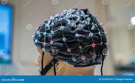 A Brain Computer Interface BCI Device Allowing Users To Control Computers Royalty Free Stock