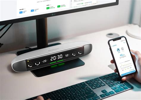 Smart Air Quality Monitor Behance