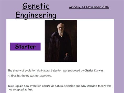 New Aqa Gcse Biology Inheritance Lesson 8 Genetic Engineering Teaching Resources