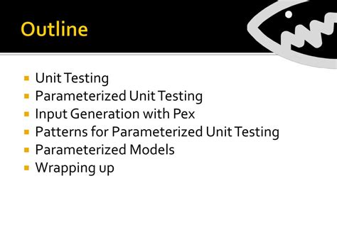 ppt parameterized unit testing principles techniques and