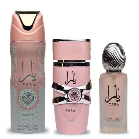 Set Para Mujer Lattafa Yara 3 Piezas Cazanova Cazanovaonline