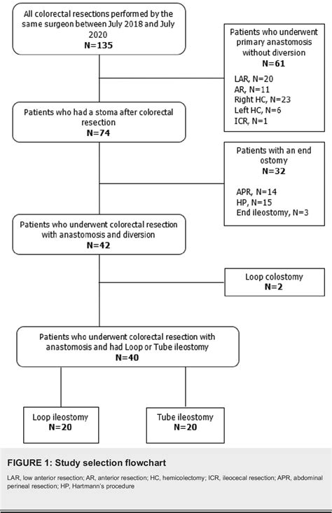Table 1 From Completely Diverted Tube Ileostomy Versus Conventional