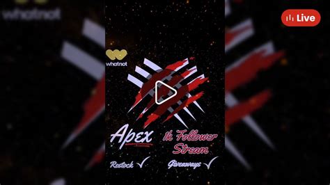 Whatnot 🚨1k Follower Stream🚨 Livestream By Apexcollects Pokémoncards