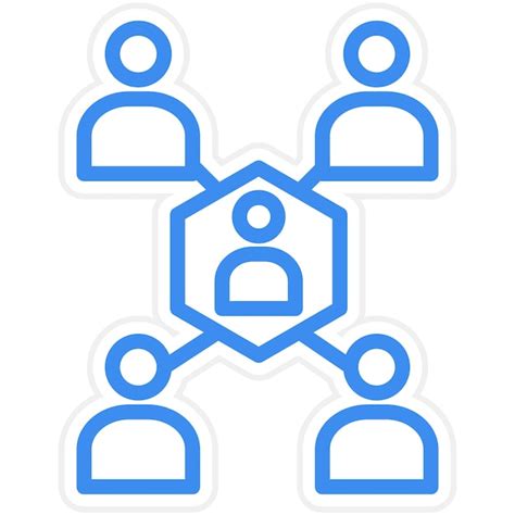 Premium Vector Networking Icon Style