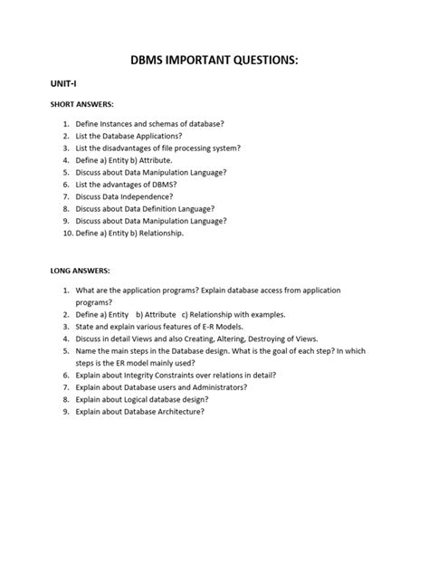 Ii Iir18 It Dbms 0 Fg Pdf Databases Relational Model