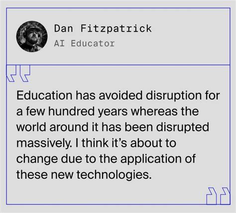 Dan Fitzpatrick On Linkedin Nice To Be Included In The Ai In Education