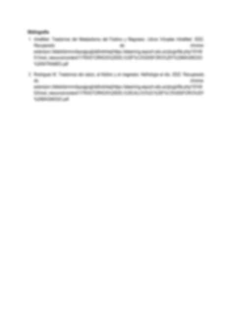 SOLUTION Mapa Conceptual De Trastornos Del Metabolismo De F Sforo Y El