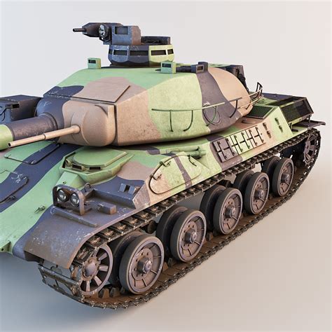 Amx 32 France Main Battle Tank 3d Max