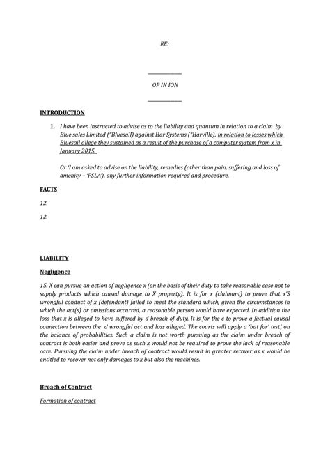 Opinion Draft Re Op In Ion