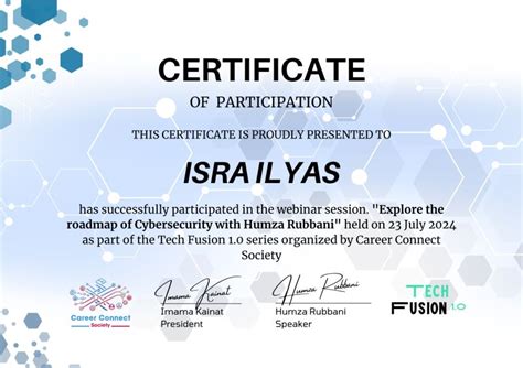 Isra Ilyas Qureshi On Linkedin Cybersecurity Careerconnectsociety