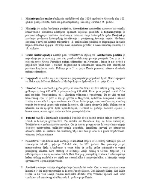 Uvod U Povijesnu Znanost Skripta Pdf