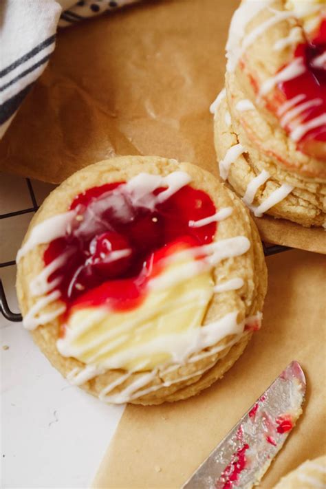 Delightful Cherry Cheesecake Cookies Cake Babe