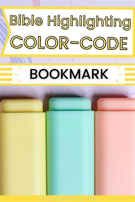 How To Use Color Coding To Enhance Your Bible Study Time Artofit