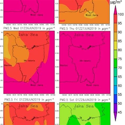 Spatial Variability Of Pm2 5 Concentrations During High Air Pollution Download Scientific