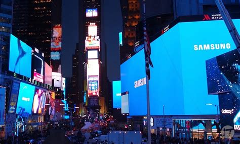 Samsung instala nuevas pantallas LED en el corazón del Times Square de