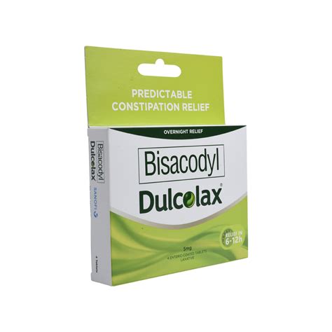 Dulcolax Bisacodyl 4 Enteric Coated Tablets Watsons Philippines