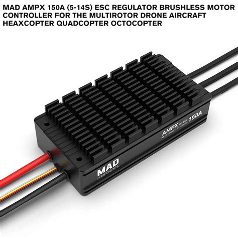 Mad Ampx 150a 5 14s Esc Regulator Brushless Motor Controller For The