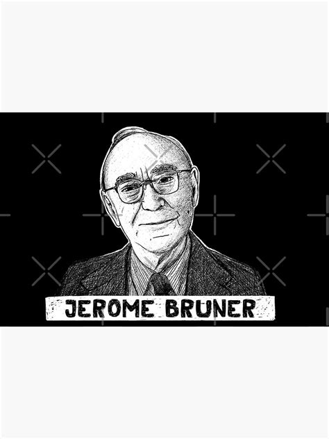 Jerome Bruner Psychology Pioneer Premium Matte Vertical Poster