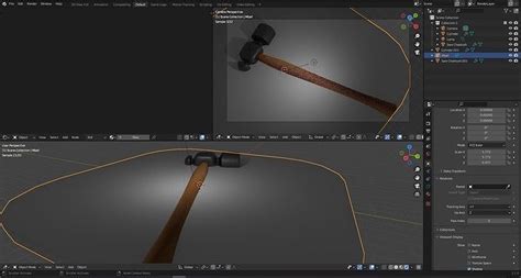 3d model 3d hammer blender file vr ar low poly cgtrader