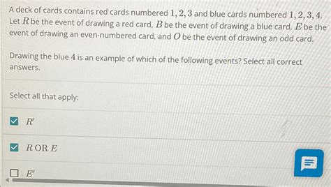 Get Answer A Deck Of Cards Contains Red Cards Numbered 123 And